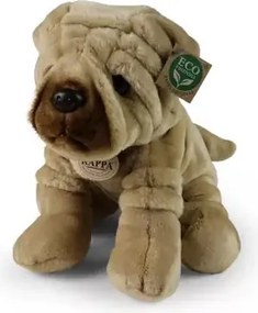 RAPPA Plyšový pes šarpej 30 cm / ECO-FRIENDLY  / od 0 let