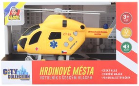 Záchranný vrtulník na setrvačník baterie