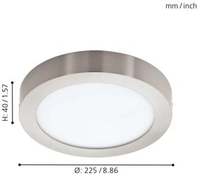 Eglo 96677 - LED RGBW Stmívatelné stropní svítidlo FUEVA-C LED/15,6W/230V BT