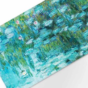 Lenbutik Lněný běhoun na stůl 142x50 Claude Monet Lekníny / Lilies Rozměry ubrusů: 180x50 cm