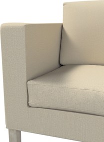 Potah na pohovku IKEA  Karlanda 2-místná, krátký barva béžová látka pletený vzor