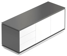 Kontejner Creator 153,6 x 53,6 cm, 3-modulový, bílá / antracit