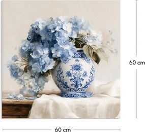 Tištěný obraz na plátně 60x60 cm Porcelain Vase – Styler