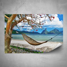 Plakát - Relax na pláži (60x40 cm) - PopyDesign