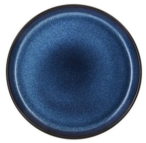 Bitz, Dezertní talíř 22 cm Black/Dark Blue | černá