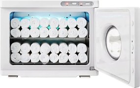 Ohřívač ručníků 23 L Skříň ohřívače ručníků se dvěma věšáky z nerezové oceli