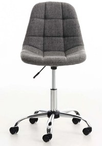 Bhm germany Kancelářská židle Emil, textil, světle šedá