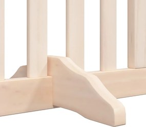 Zábrana pro psy s dvířky skládací 12 panelů 960 cm topol 3155668