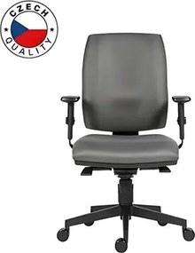 Powerton ERGO Hana šedá / Kancelářské ergonomické křeslo / synchronní