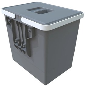 Vestavěný plastový odpadkový koš 15 l Easy - Elletipi