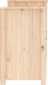 vidaXL Příborník 164x37x68 cm masivní borové dřevo [821492] Barva: Přírodní