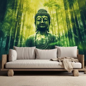 Gario Fototapeta Budha v bambusovém lese Materiál: Vliesová, Rozměry: 200 x 140 cm