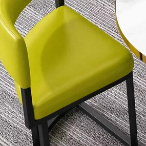 LuxuryForm DESIGN Jídelní set MONTE 4+1 - zelený / černý