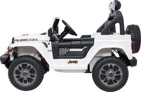 Ramiz Jeep Wrangler Rubicon LIFT elektrické autíčko pro děti bílé