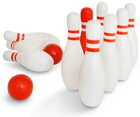 Bowling - červená & bílá