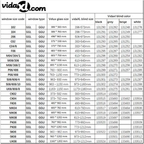 Zatemňovací roleta černá P06/406 GGL a GGU 131299