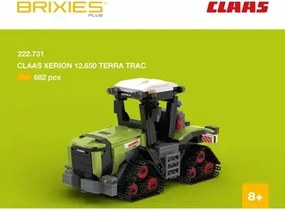 BRIXIES Plus 222.731 CLAAS Xerion 12.650 TERRA TRAC - pásový traktor