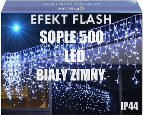 Sople 500 Led Závěsná Venkovní Osvětlení IP44 Bílá Studená Studená Flash