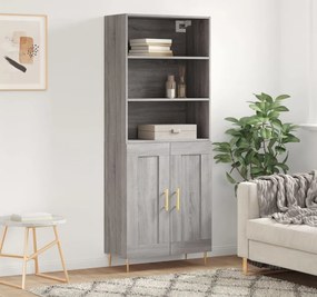 vidaXL Skříň highboard 69,5 x 34 x 180 cm kompozitní dřevo [3189941] Barva: dub sonoma