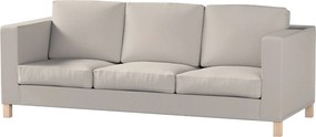 Potah na pohovku IKEA Karlanda 3-místná nerozkládací, krátký barva béžová látka pletený vzor