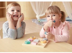 Dřevěná Vkládací puzzle Viga Zoo