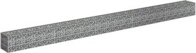 Gabionový vyvýšený záhon pozinkovaná ocel 450 x 30 x 30 cm 145645
