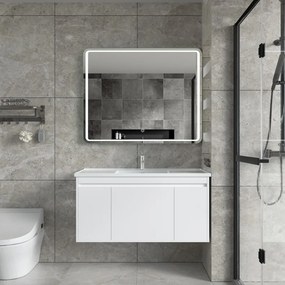 Erga Mia, LED zrcadlo 100x80cm, 2760 lm, 6500K, přední/zadní osvětlení, ERG-V01-117-1080-00