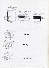 Poštovní schránka pro zazdění nastavitelná hl. 30-50 cm - NEREZ, 1 x zvonek, 1 x jmenovka, 1 x příprava pro audio