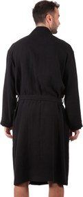 Mušelínový župan Dacca Black 12 24 9999 unisex - M