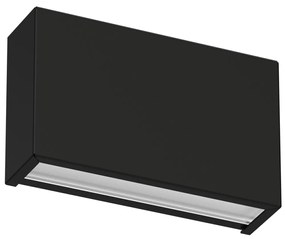 Linea Light 9540M Box_W1, černé nástěnné svítidlo, 6W LED 2700K, délka 13,9cm