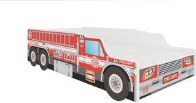 Postel s matracem FIRE TRUCK 160x80