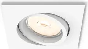 Philips Enneper bílé / Podhledové svítidlo / 1x GU10 / 5,5W / hranaté