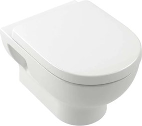 Villeroy & Boch O.novo - Závěsné WC se sedátkem SoftClosing, TwistFlush, DirectFlush, CeramicPlus, alpská bílá 5C39CLR1
