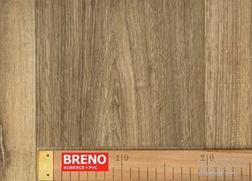 Breno PVC TOPTEX Lime Oak 169M – medově hnědé dřevo, šíře 500 cm