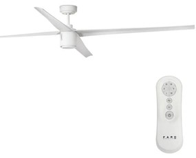 FARO Barcelona FARO 33494 - LED Stmívatelný stropní ventilátor ATTOS LED/20W/230V bílá 33494