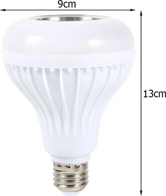Verk Group Led barevná žárovka rgb reproduktor bluetooth dálkové ovládání