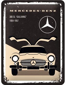 Postershop Plechová cedule: Mercedes-Benz (300 SL "Gullwing") - 20x15 cm