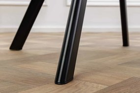 Designová otočná židle Kiara šampaňská