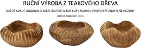 Dekorativní odkládací miska Geris 19x8 cm z masivu