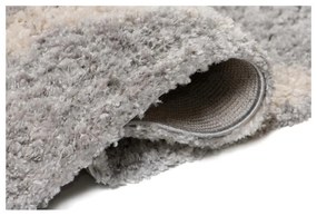 Kusový koberec shaggy Ismet šedý 120x170cm