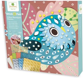 Stick & Fun - mozaika - ptáci
