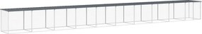 Klec pro kuřata se střechou antracitová 1 003 x 98 x 90 cm ocel 3189053