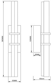 Zuma Line 003064-034736 - LED Nástěnná lampa IGGLY LED/8W/230V zlatá