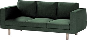 Potah na pohovku IKEA Norsborg 3-místná barva zelená látka pletený vzor