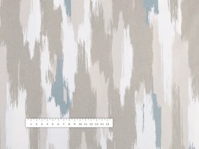 Biante Sametový povlak na polštář s lemem Tamara TMR-024 Šedo-béžovo-bílé žíhané pruhy 60 x 60 cm