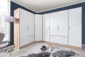 Sestava SMART B dub sonoma + bíly lux
