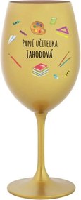Personalizovaná sklenice pro paní učitelku/pana učitele (pomůcky)