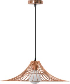 Toolight - Stropní závěsná lampa 1xE27 APP483-1CP, růžové zlato, OSW-00907