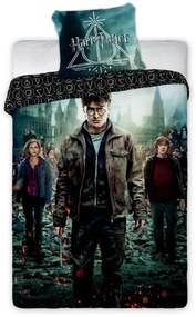 FARO Povlečení Harry Potter Relikvie smrti Bavlna, 140/200, 70/90 cm