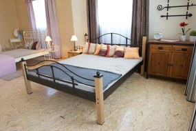 Iron Art ALCATRAZ kovaná postel pro rozměr matrace: 160 x 200 cm